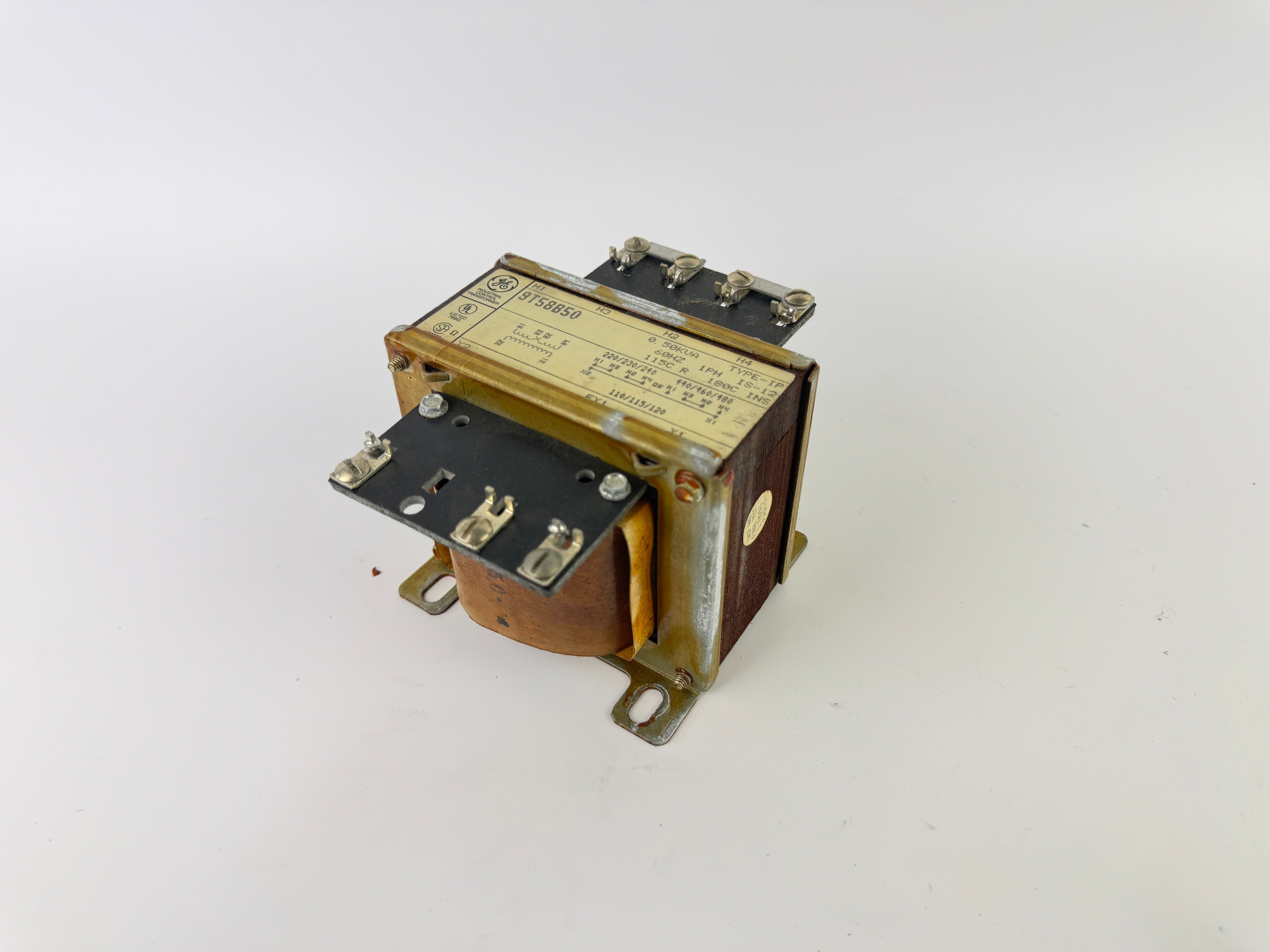 GE 9T58B50 Industrial Control Transformer 0.5 kVA 220-480V to 110-120V ...